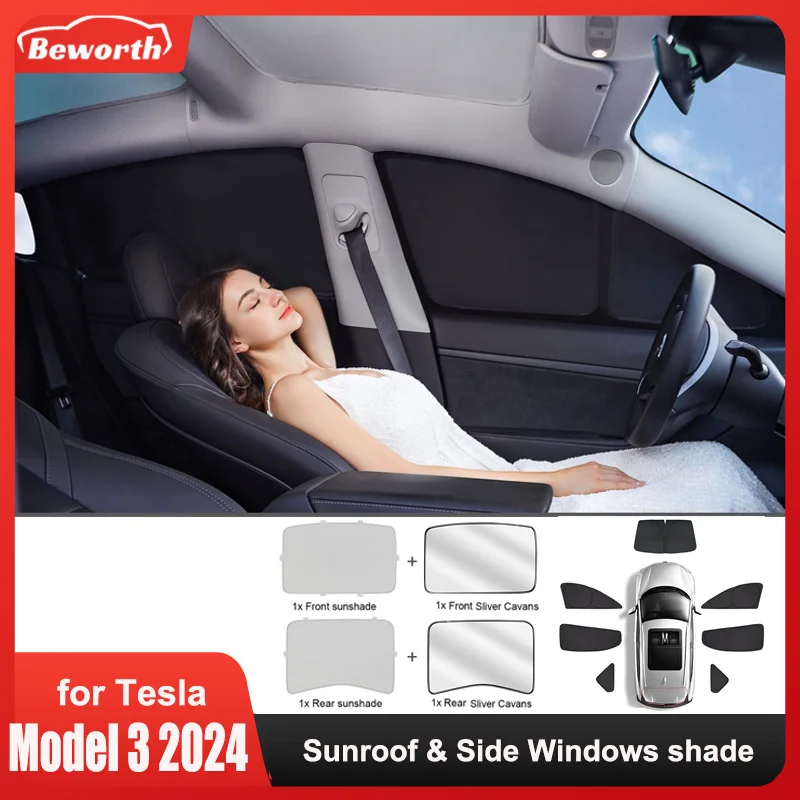 Parasol techo solar Tesla Model 3 Highland 2024 - Maxtuning
